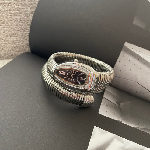 Luxury Snake WristWatch, Quartz Movement Snake Watch – BloomingJ.Studio